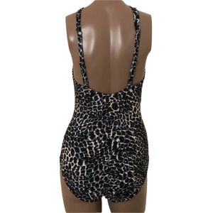 Miraclesuit | Swim | Miraclesuit Luxe Leopard Print Glitz High Neckline ...